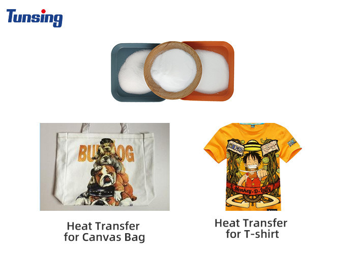 DTF Print 80-200 Micron Polyurethane White Tpu Heat Transfer Dtf Powder ...