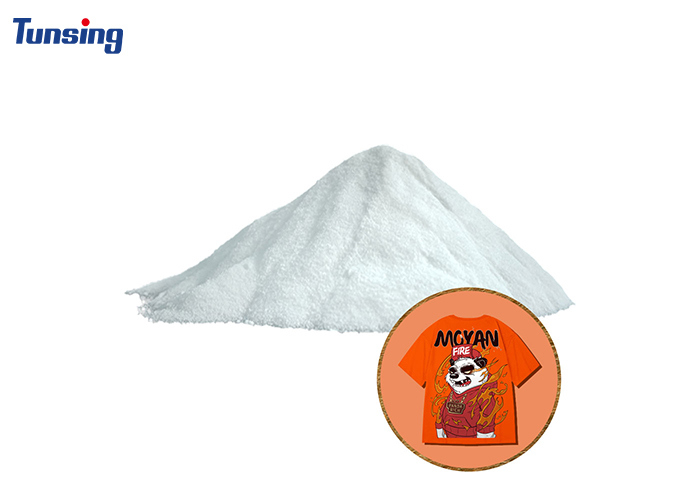 DTF Hot Melt White Soft TPU Powder for Heat Transfer Printing