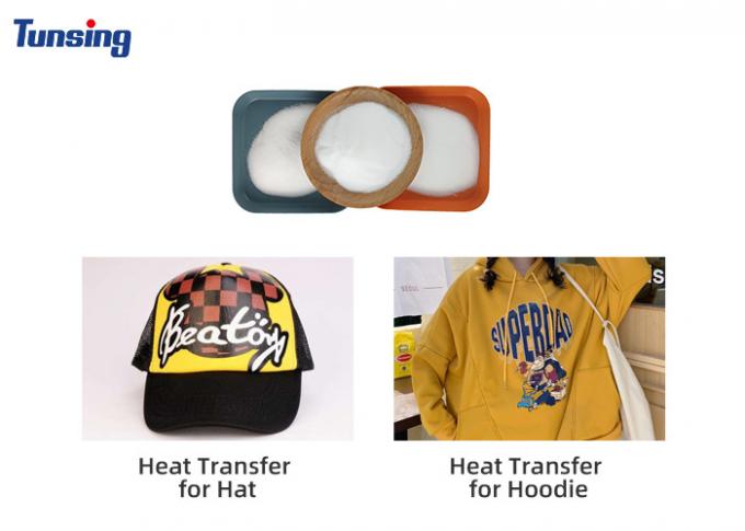 Soft White Dtf Hot Melt Powder Heat Transfer Printing