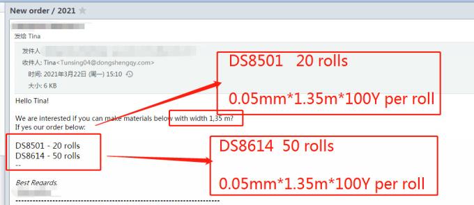 Bemis 3218 TPU Polyurethane Hot Melt Adhesive Film For Fabric